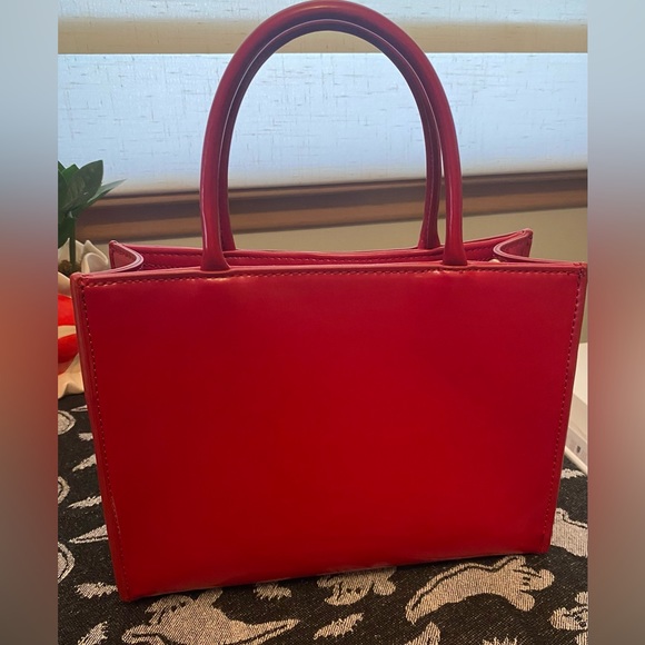 House Of Want | Bags | House Of Want Red Satchel Handbag Never Used ...